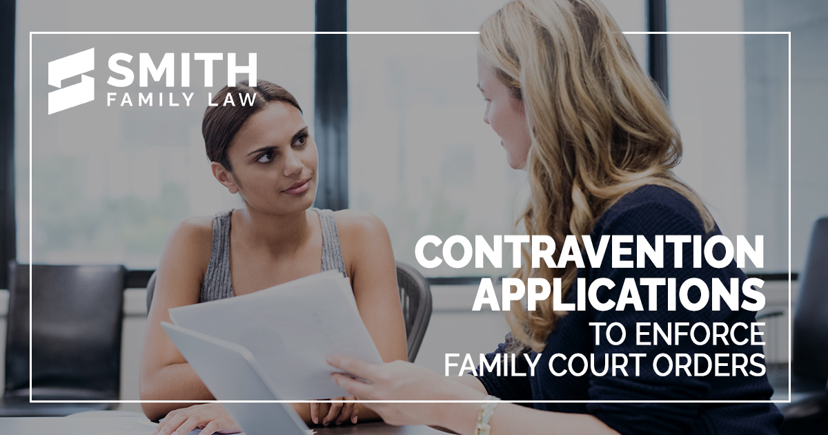 National Contravention List for Enforcing Family Court Orders