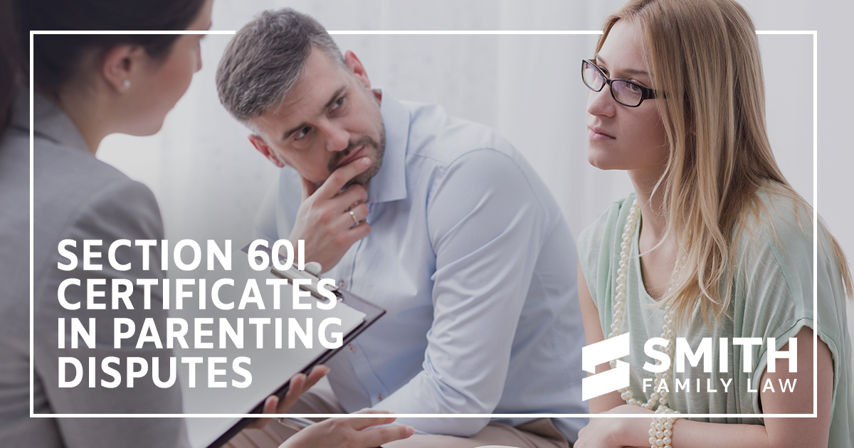 Parenting Orders & Section 60I Certificates
